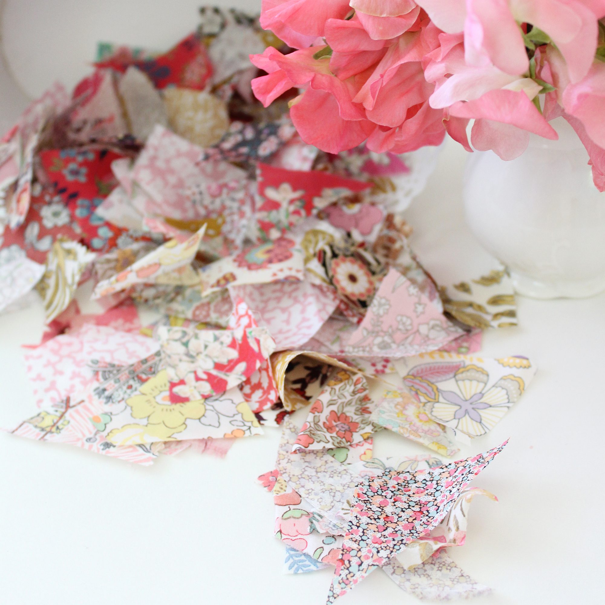 Scrappy Fabric Christmas Ornament - Quilters Candy