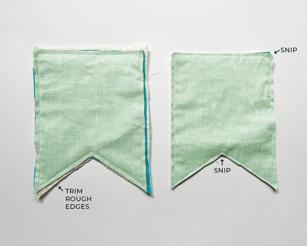 How to Make a Fabric Birthday Banner - Quilters Candy