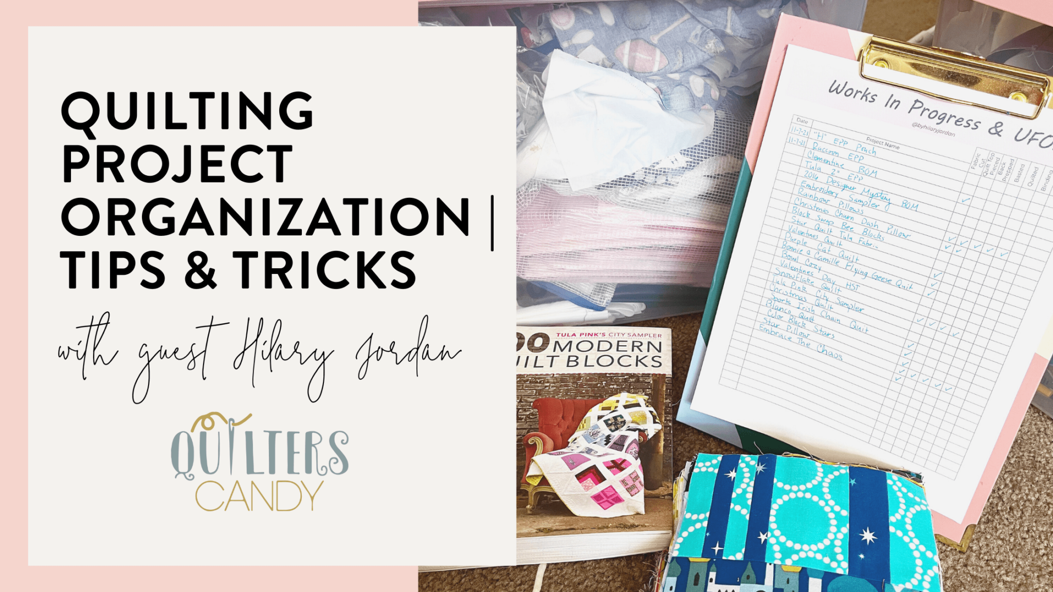 Quilting Project Organization | Tips & Tricks - Quilters Candy