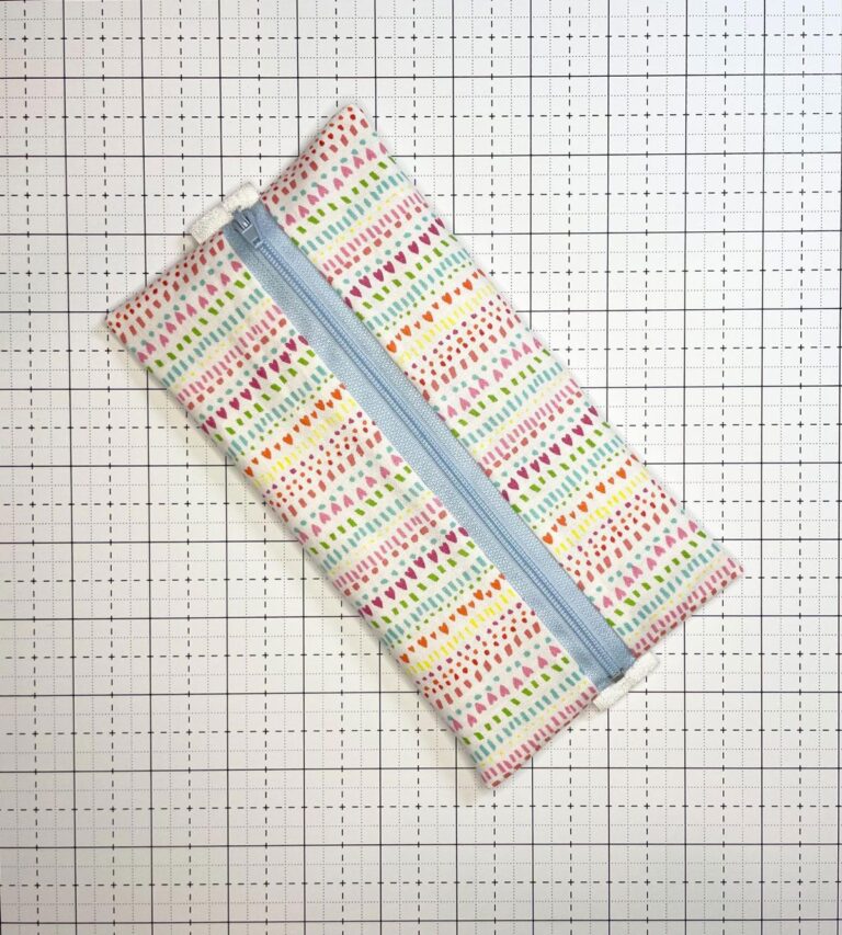 Easy Notebook Pencil Pouch Tutorial - Quilters Candy