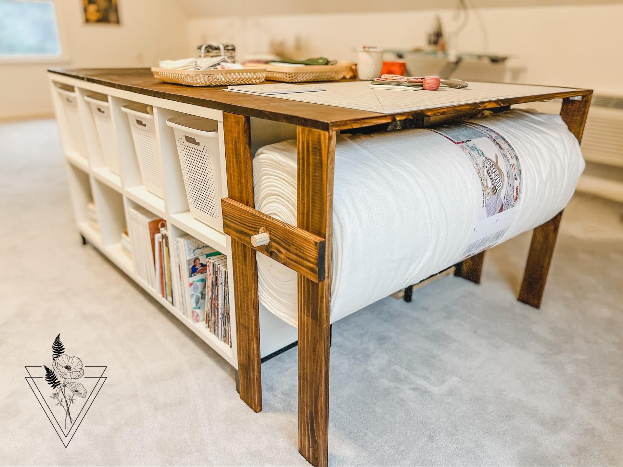 How to Build a DIY Convertible Cut & Press Table (with Storage!) -- An ...