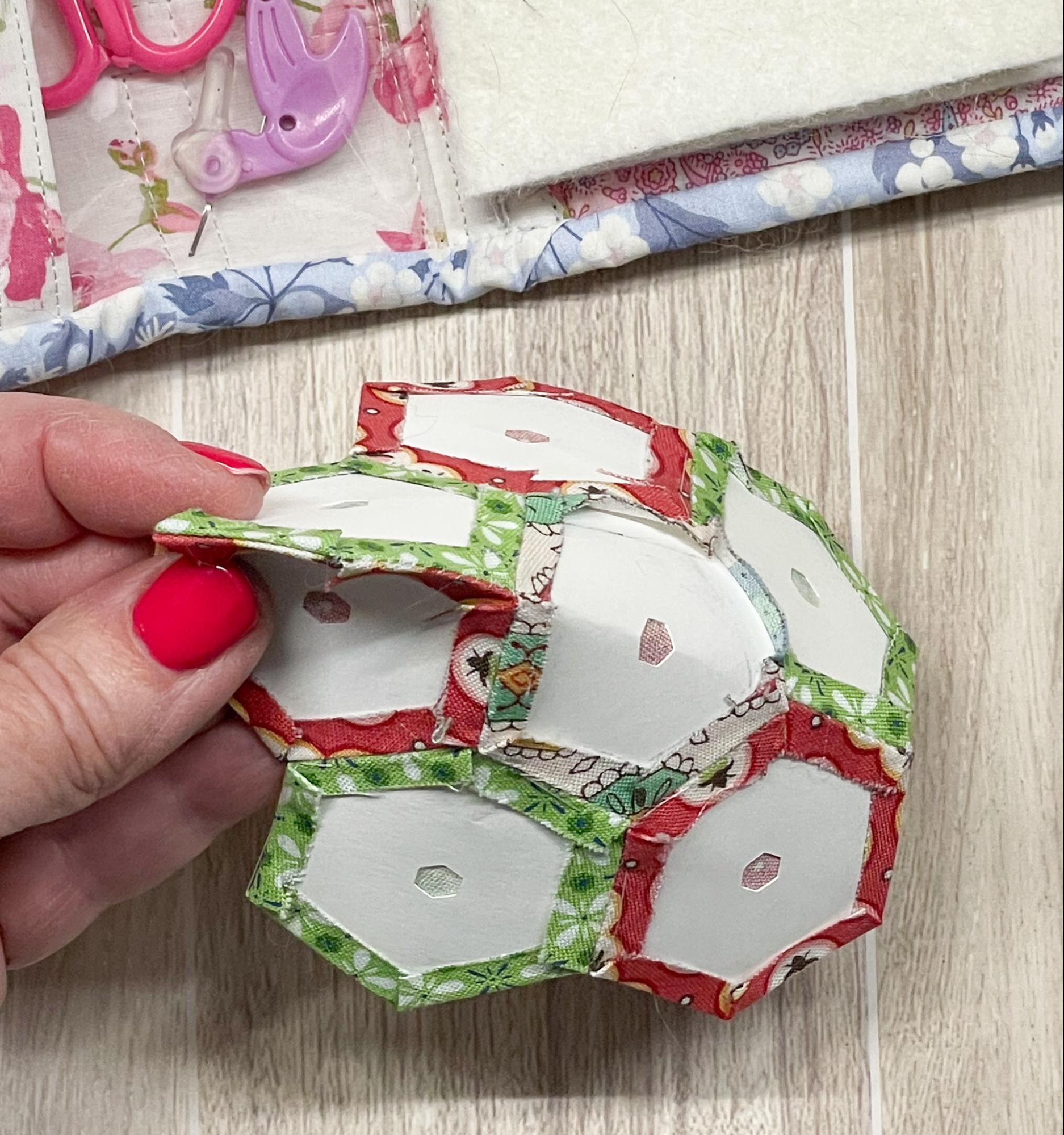 How to Make a Hexagon Pincushion – Easy Hand Sewing & EPP Tutorial ...
