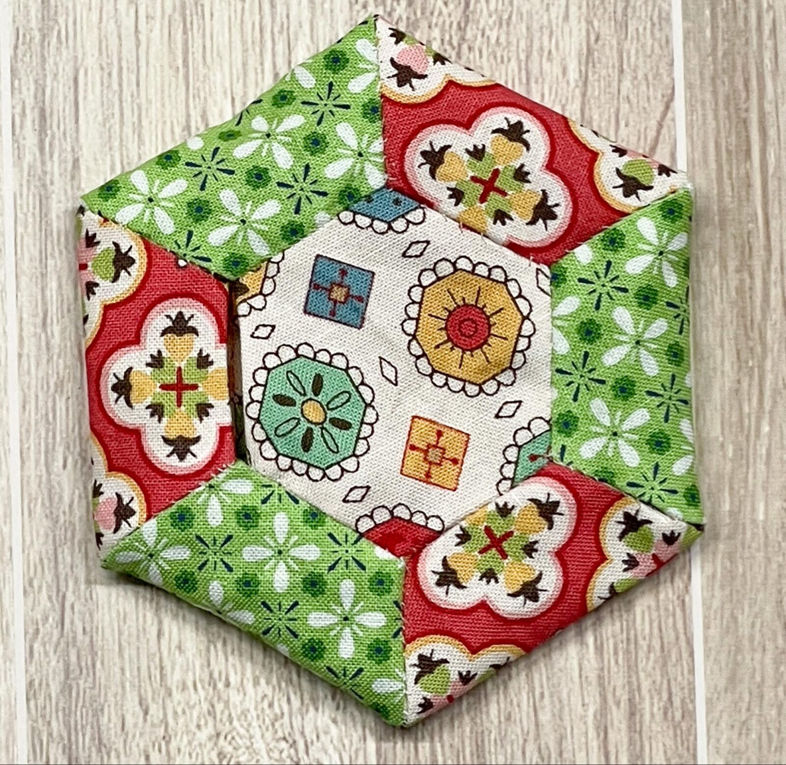How to Make a Hexagon Pincushion – Easy Hand Sewing & EPP Tutorial ...