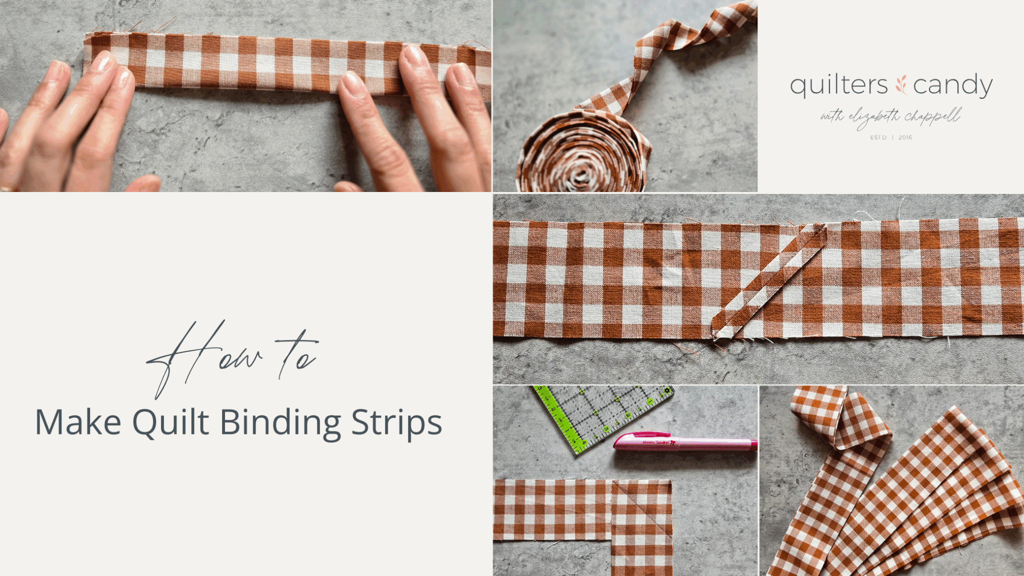 How To Make Quilt Binding Strips Quilters Candy